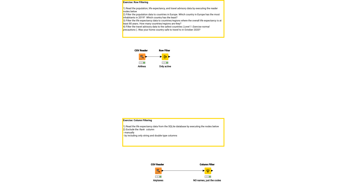 03 Row and Column Filtering – KNIME Community Hub