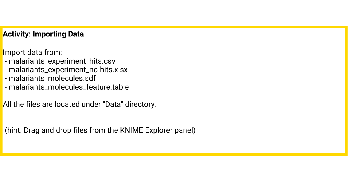 Importing Data – KNIME Community Hub Importing Data – KNIME Community Hub