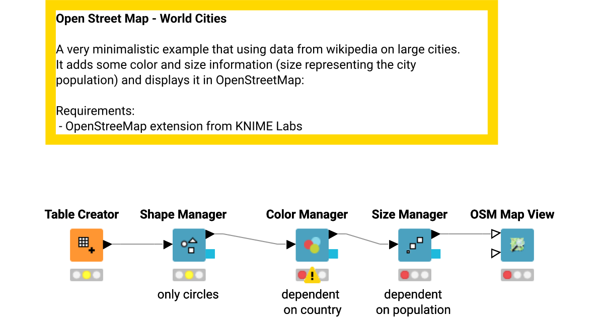 Open Street Map - World Cities – KNIME Community Hub