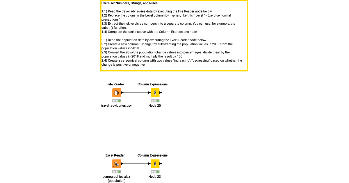 04 Numbers Strings and Rules – KNIME Community Hub