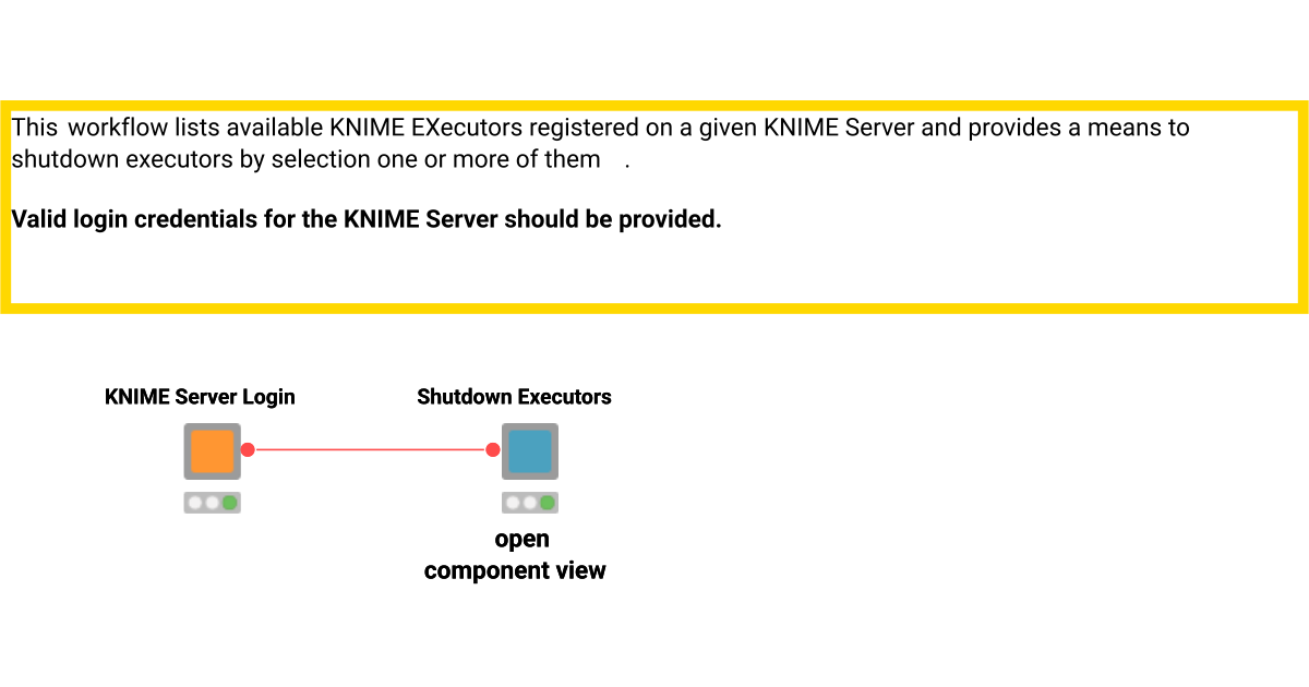 Shutdown Executors (Webportal) – KNIME Community Hub