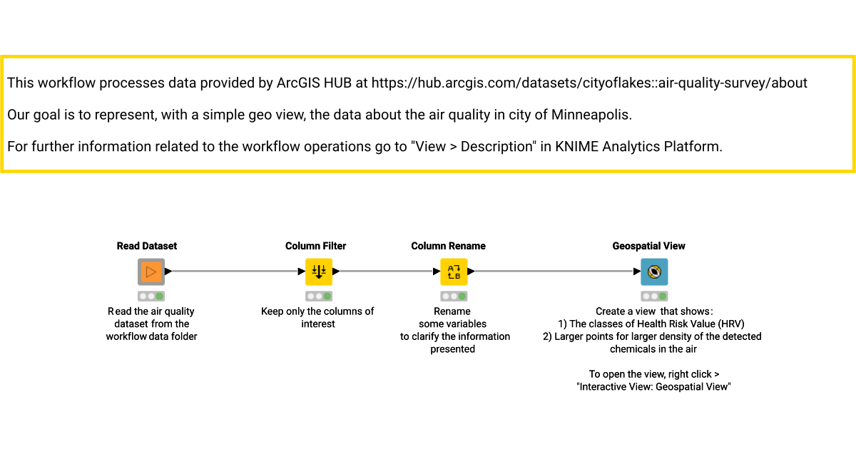 Geospacial View (Simple) – KNIME Community Hub