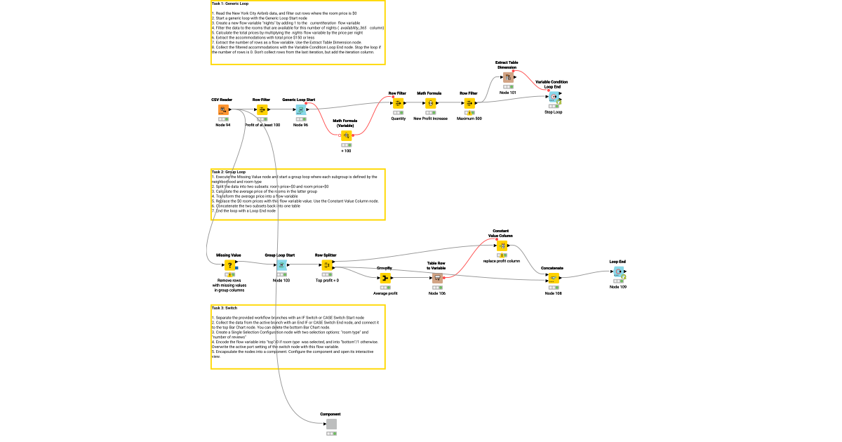 Workflow Control - Exercise – KNIME Community Hub