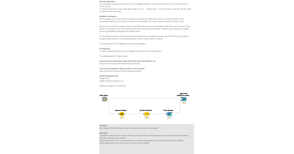 Application: Color Management – KNIME Community Hub