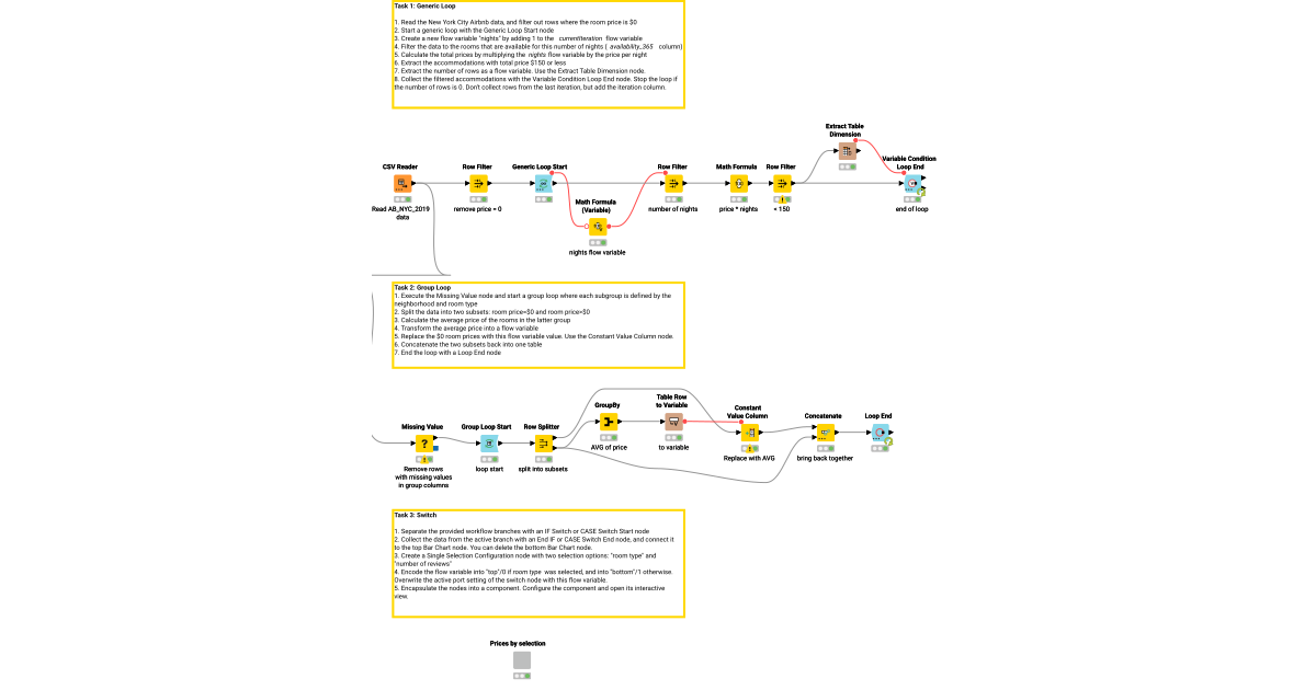 Workflow Control - Exercise – KNIME Community Hub