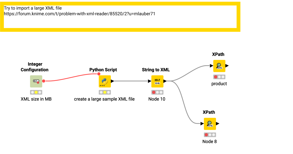 XML - Large Dataset Import – KNIME Community Hub XML - Large Dataset Import – KNIME Community Hub