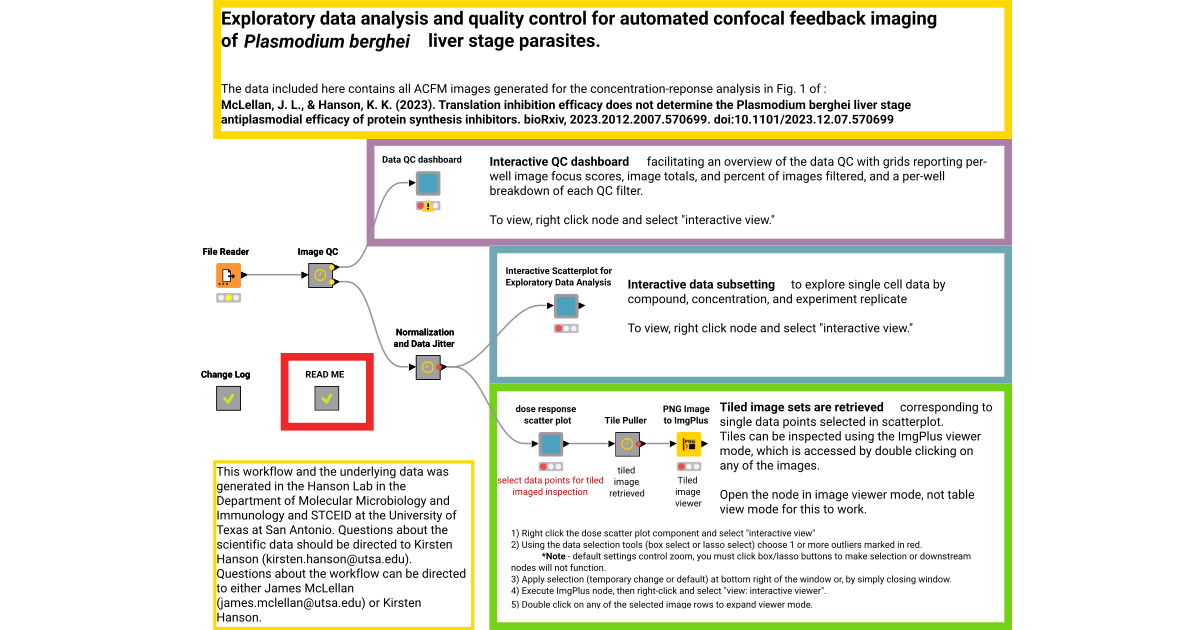Exploratory analysis of ACFM image data – KNIME Community Hub