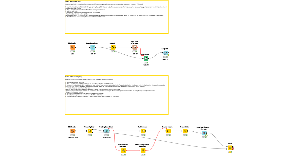03 Loops and Switches - Exercise – KNIME Community Hub