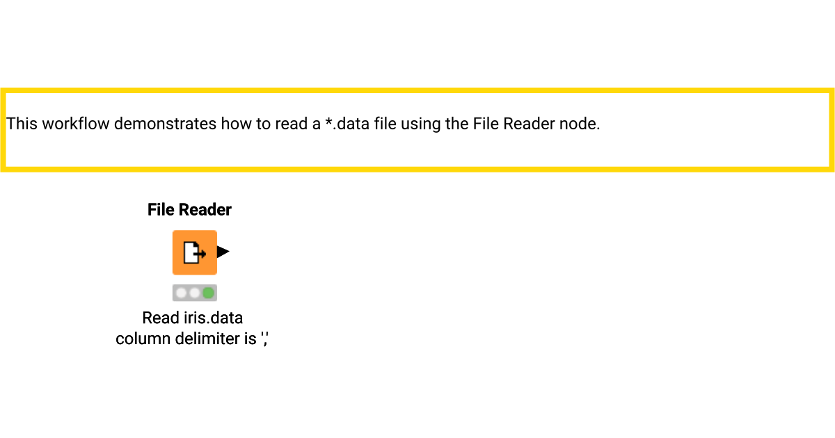 Use the File Reader – KNIME Community Hub