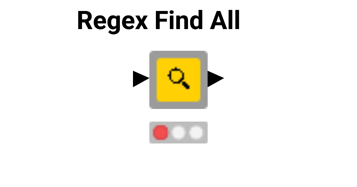 Regex - Find All Terms – KNIME Community Hub
