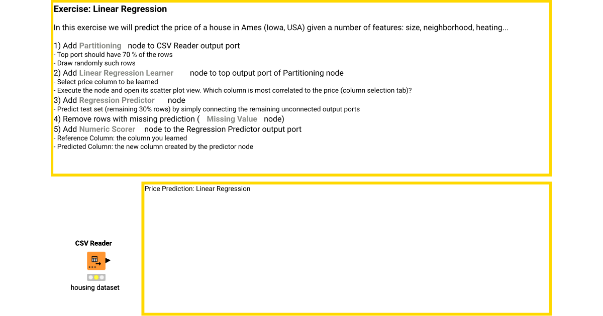 Linear Regression - exercise – KNIME Community Hub Linear Regression - exercise – KNIME Community Hub