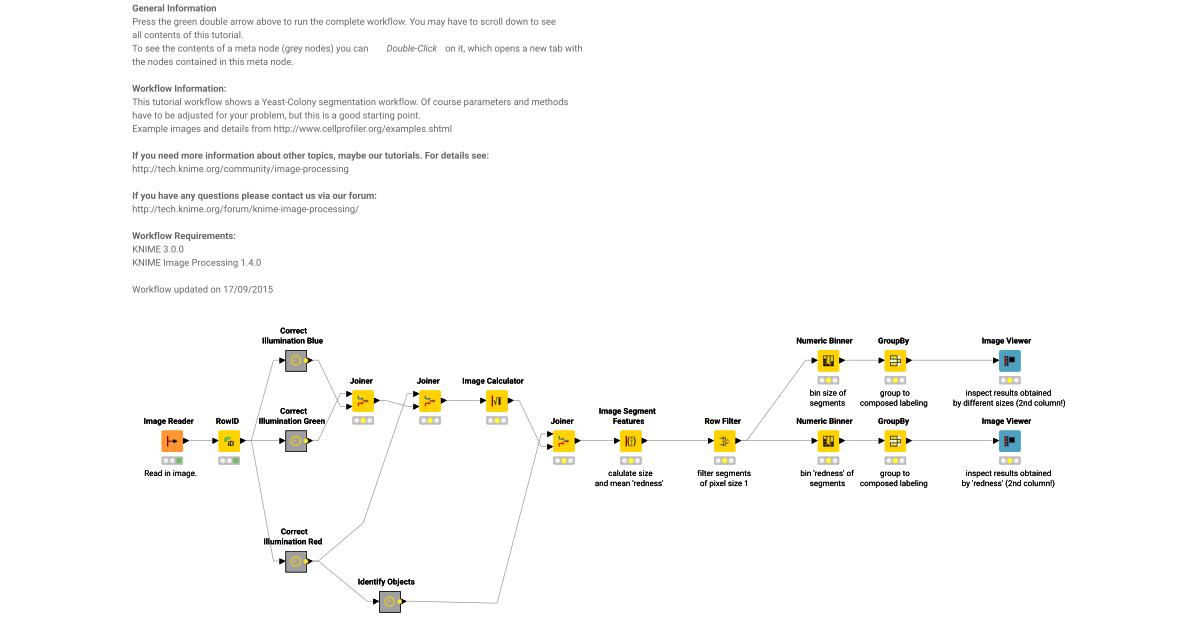 Application: Yeast Colonies – KNIME Community Hub